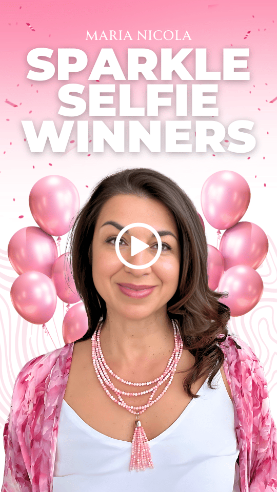 Sparkle Selfie Competition Winners🏆 - Maria Nicola