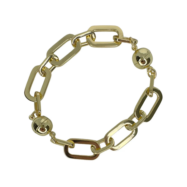 10 Way Necklace - Paperclip - Yellow Gold - Maria Nicola