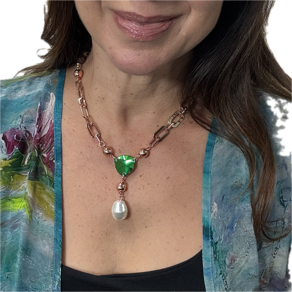 Trinity PYRAMID - Large - Colourful EMERALD - Maria Nicola